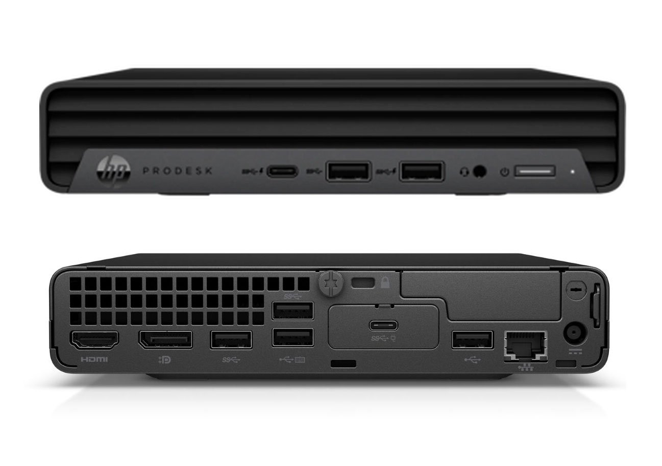 HP ProDesk 400 G9 Mini Desktop, Intel i5-12500T 2.0Ghz, 8GB(1x8GB) DDR4 ...