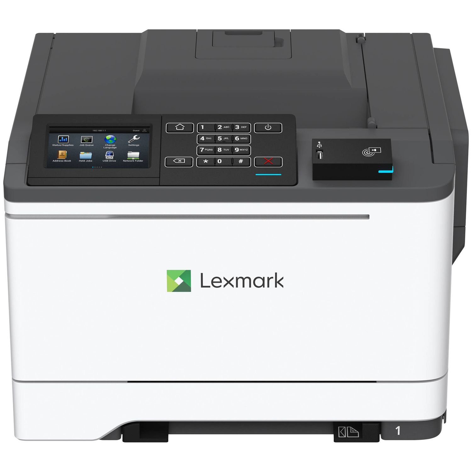 Lexmark CS622de Single Function Color Laser Printer, Black: 40 ...