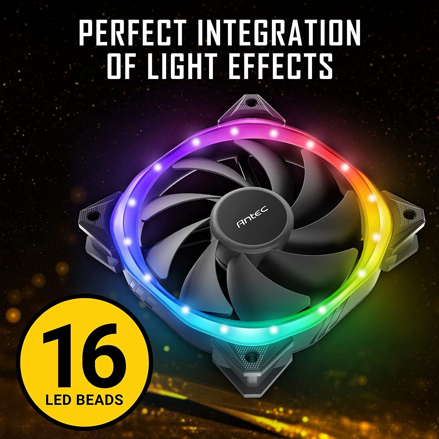 Antec RGB Fans, PC Fans, 5V-3PIN Addressable RGB Fans...